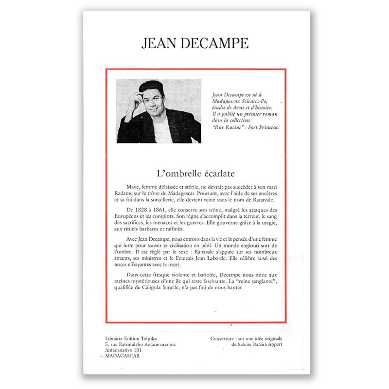 BOOK L'ombrelle écarlate - Jean Decampe